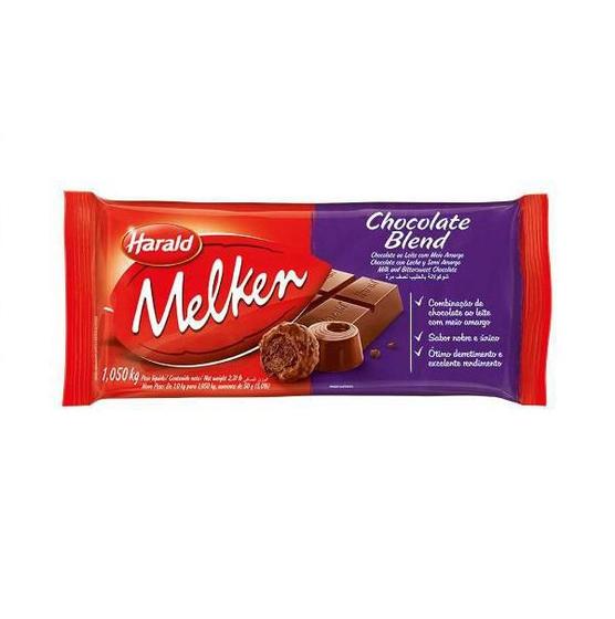 Barra Chocolate Melken Blend 1,050kg Harald - Chocolate / Barra de ...