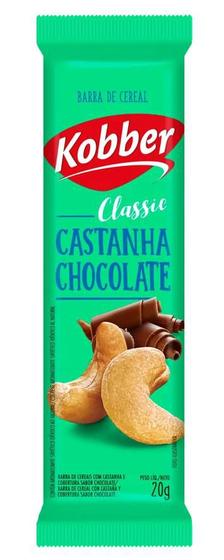 Barra de Cereal Classic Castanha com Chocolate Kobber 20g - Barra de Cereal - Magazine Luiza