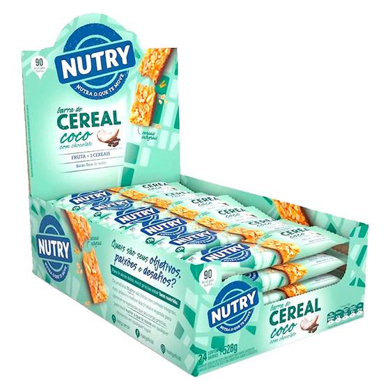 Barra de Cereal Coco Com Chocolate - Nutry CX c/12 - Barra de Cereal - Magazine Luiza