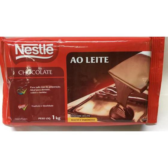 Barra De Chocolate Ao Leite 1kg - Nestlé - Nestle - Chocolate / Barra de Chocolate - Magazine Luiza