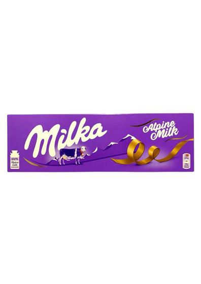 Barra de Chocolate Ao Leite dos Alpes 250g Milka União Européia ...