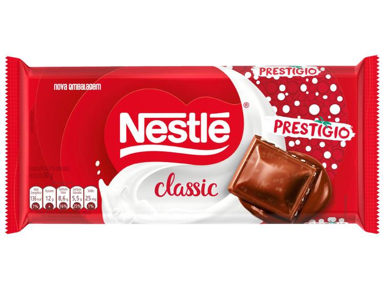 Barra de Chocolate Classic Prestígio 90g Nestlé - Chocolate / Barra de Chocolate - Magazine Luiza
