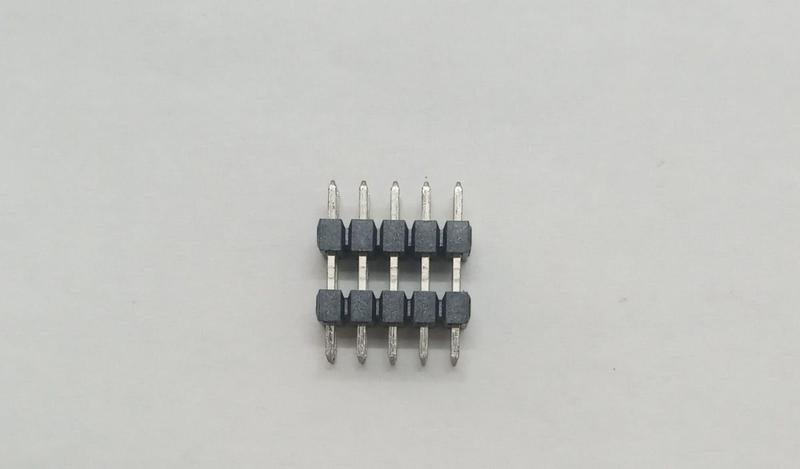 Barra De Pinos 10p 2x5 Pin Duplo 180g Preto - Kit 10 Peças ...