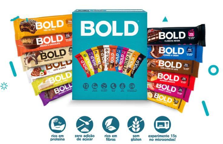 Barra De Proteína Bold Bar Barra -12 Unidades - Bold Snacks - Barra de Proteína - Magazine Luiza