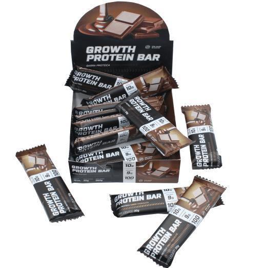Barra De Proteina Growth Caixa 12 Barrinhas Zero Açucares Ch - Growth ... Barra De Proteina Growth Caixa 12 Barrinhas Zero Açucares Ch - Growth ...