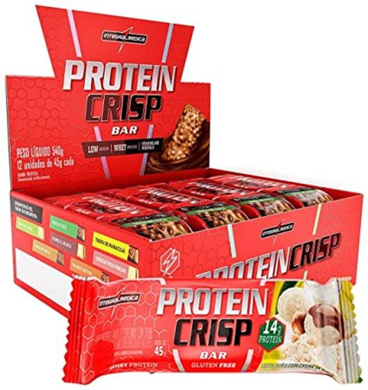 Barra De Proteina Integral Médica Protein Crisp ( Caixa Com 12 Barras) - Integralmedica - Barra ...