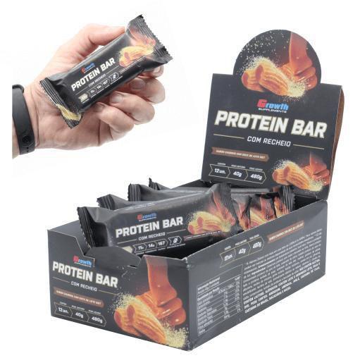 Barra De Proteinas Com Recheio Growth Caixa 12 Barrinhas Chu - Barra de ... Barra De Proteinas Com Recheio Growth Caixa 12 Barrinhas Chu - Barra de ...
