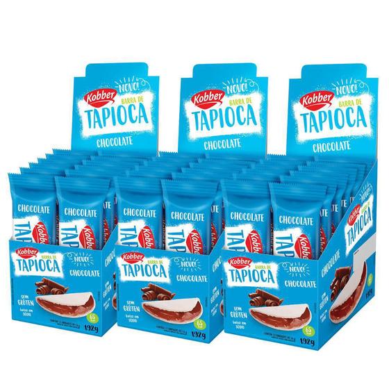 Barra De Tapioca Chocolate Kobber Dp - 3Unidades - Barra de Cereal ...
