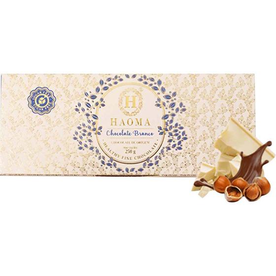 Barra Haoma Chocolate Branco com Recheio de Creme de Avelã com Cacau ...
