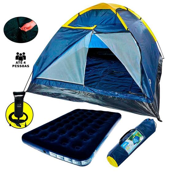 Barraca para Camping até 4 Pessoas San Valentin 106011 KALA com Colchão ...