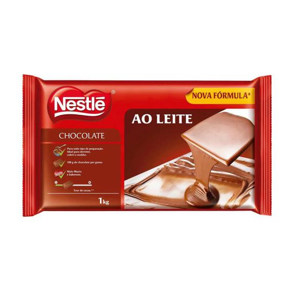 Barras De Chocolate Nestle Ao Leite 1kg - Nestlé - Chocolate / Barra de Chocolate - Magazine Luiza