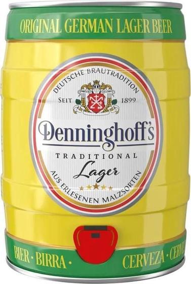 Barril De Cerveja Alemã Denninghoffs Lager 5 Litros 5L - Cerveja ...