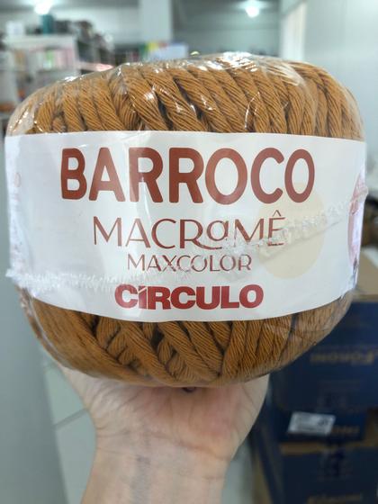 Barroco macramê maxcolor 24 fios 400g cor 7207 âmbar - Círculo - Fios ...