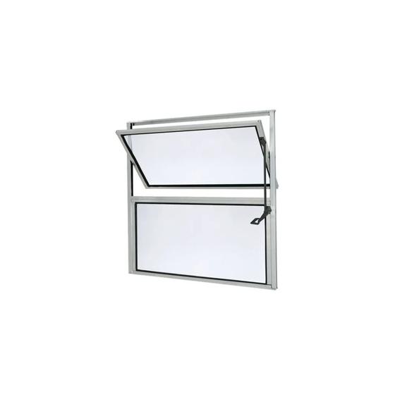 Basculante altura 31 x 23 largura alumínio branco vidro mini-boreal ...