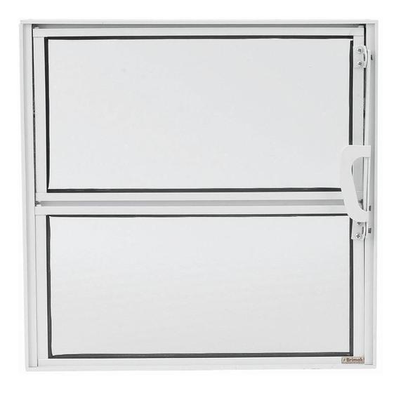 Basculante Vitro 40X40 Alumínio Com Vidro Mini Boreal - Esquadriligth ...