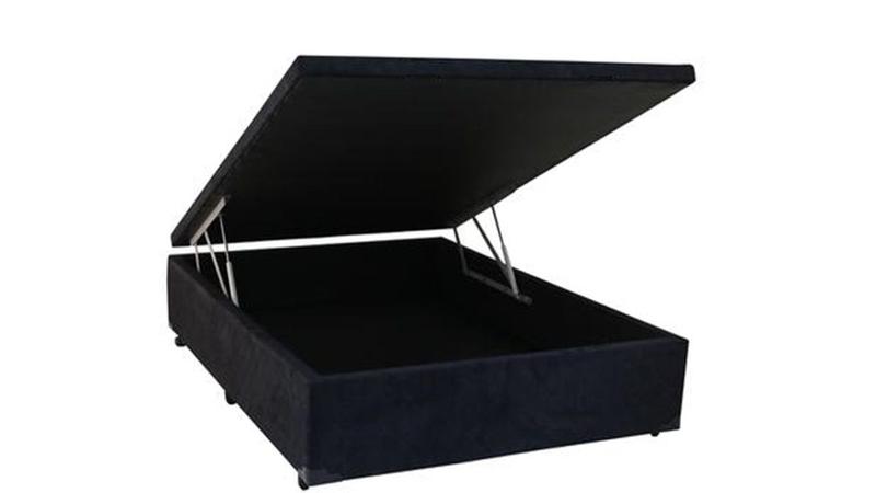 Base Baú Universal Cama Box Casal 138x188x040 Preto - Master Box Design ...