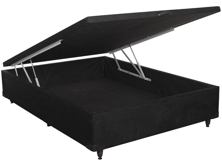 Base Cama Box Casal Aiam Colchões com Báu - 35x138x188cm Cross 60556 ...