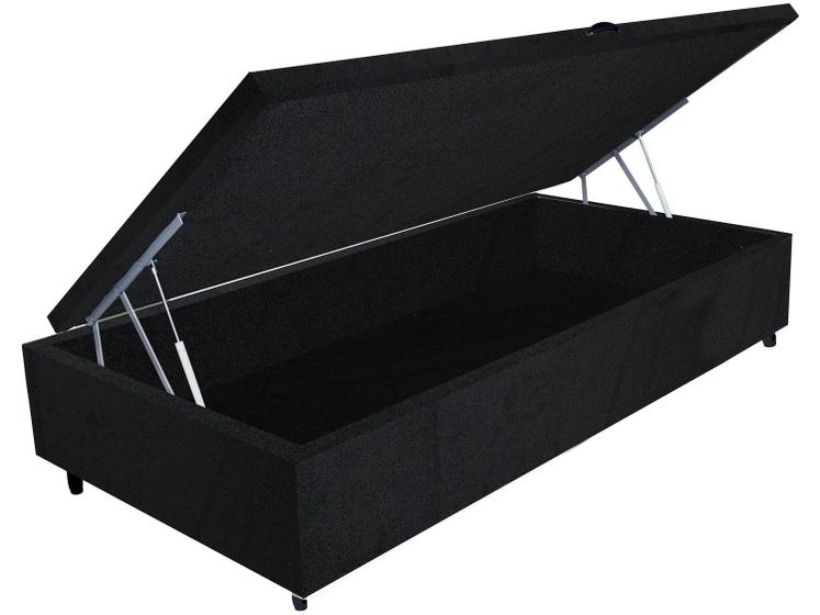 Base Cama Box Solteiro Aiam Colchões com Báu - 35x88x188cm Cross 60559 ...