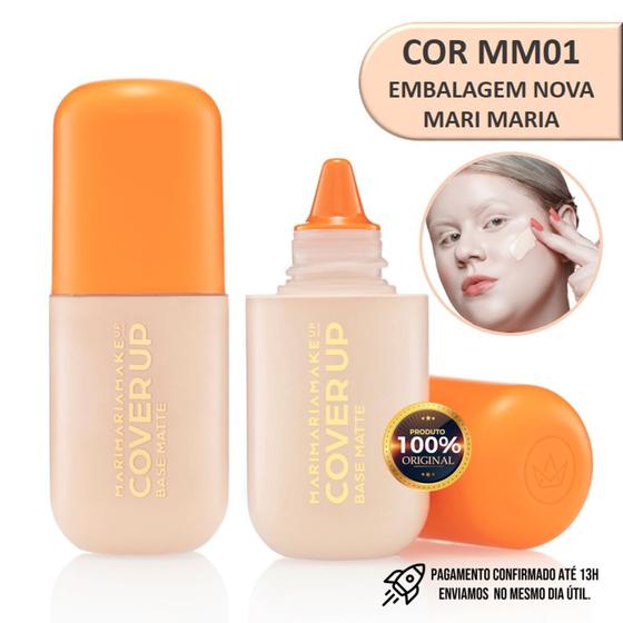 Base Cover Up da Mari Maria Makeup Original Todas as cores Matte - Base ...