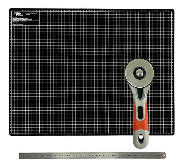 Base De Corte Grande 90x60 Dupla Face Flexível Para Patchwork Scrapbook ...