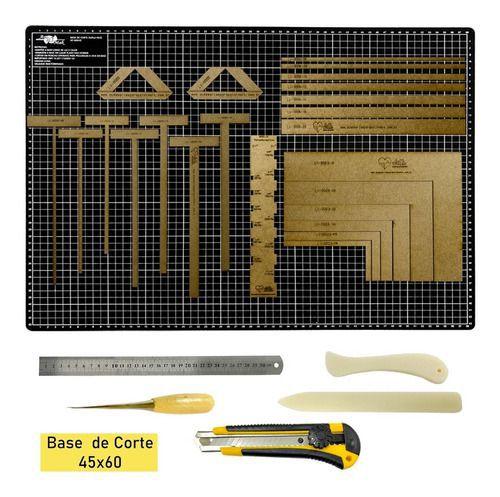 Base De Corte Preta A2 60x45 Esquadro Mdf Cartonagem Wire O - Artmak ...