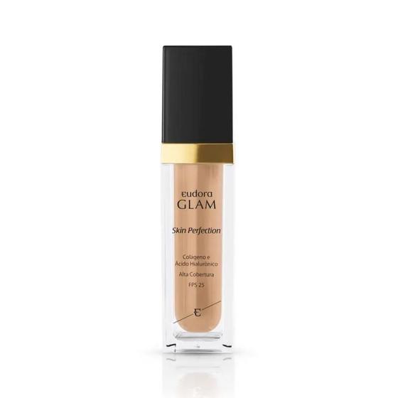 Base eudora glam skin perfection alta cobertura - cores - Base Facial ...