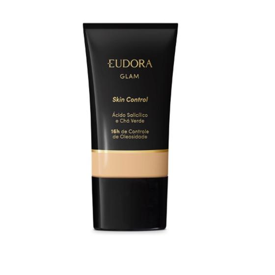 Base Eudora Líquida Glam Skin Control Cor 10 30ml - Base Facial ...