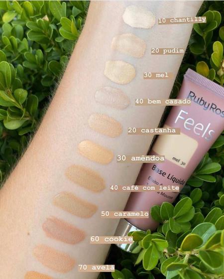 Base feels ruby rose doce de leite - Base Facial - Magazine Luiza