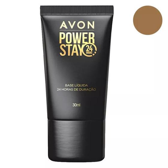 Base Líquida Avon Power Stay 24hs Duração 30 Ml - Base Facial ...