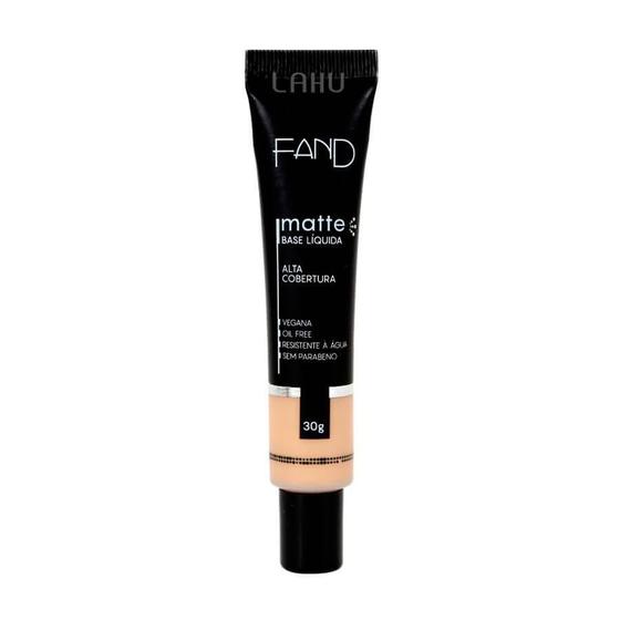 Base Líquida Matte Fand 30G Cor 2.75 Alta Cobertura - Fand Makeup ...