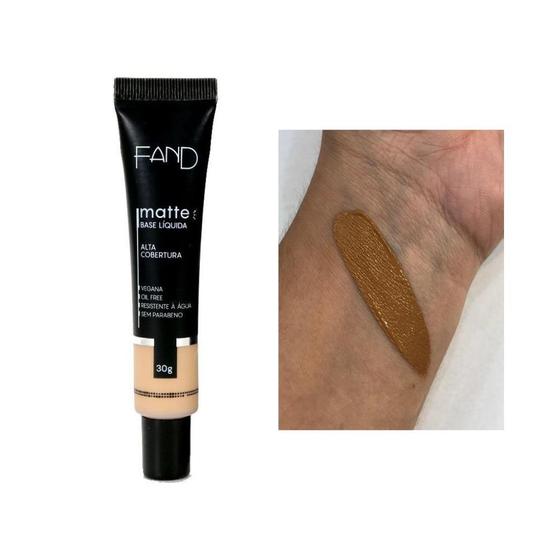 Base Liquida Matte Fand Makeup 30G Loja Divas - Base Facial - Magazine ...