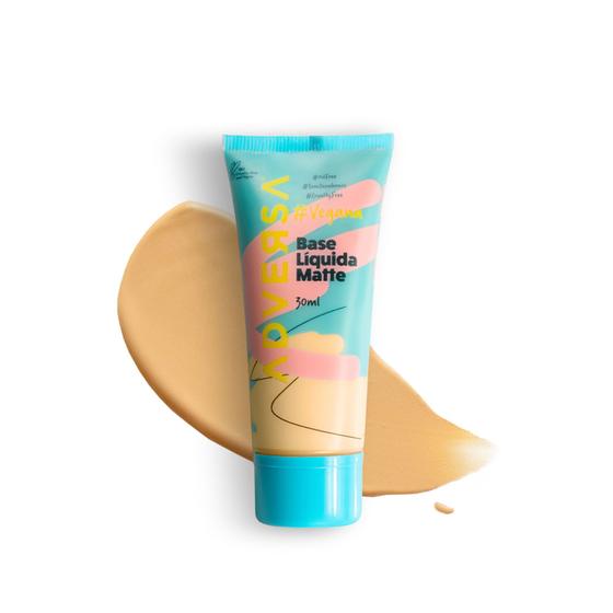 Base Líquida Matte Oil Free Vegana Adversa - Escolha Seu Tom - Base ...