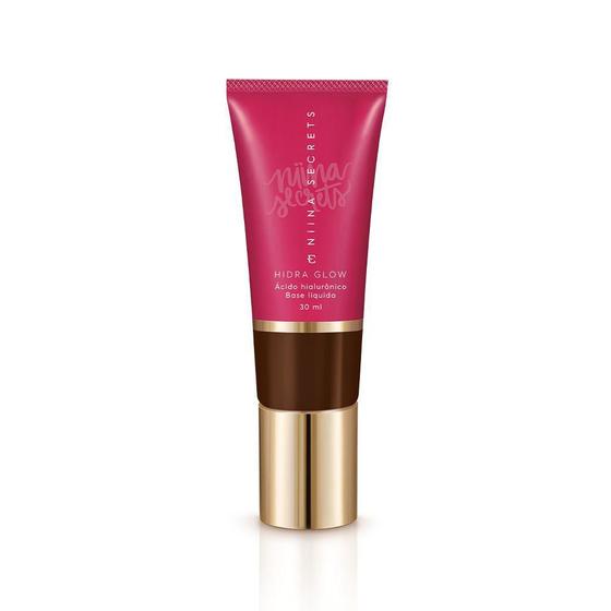 Base Líquida Niina Secrets Hidra Glow Cor 100 30ml - Base Facial ...