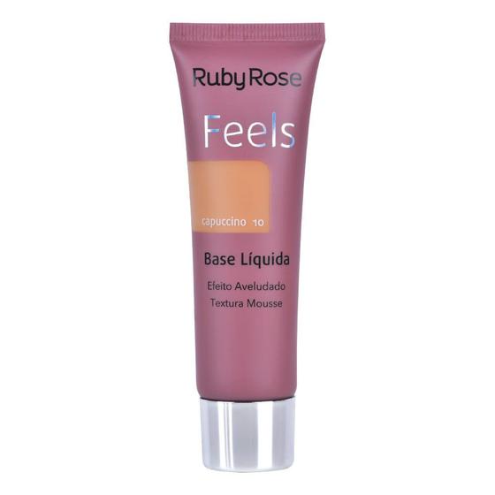 Base Líquida Ruby Rose Feels Tons Médios - Base Facial - Magazine Luiza