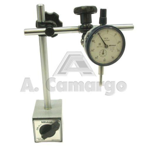 Base magnética e relógio comparador - MITUTOYO - Base Magnética ...