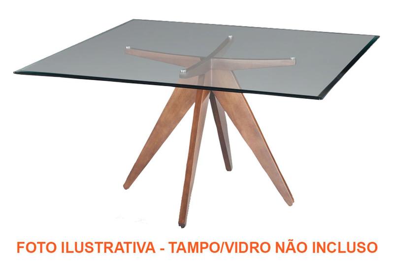 Base Mesa de Jantar Louis Cor Moka 90 cm - 37770 - Sun House - Base ...