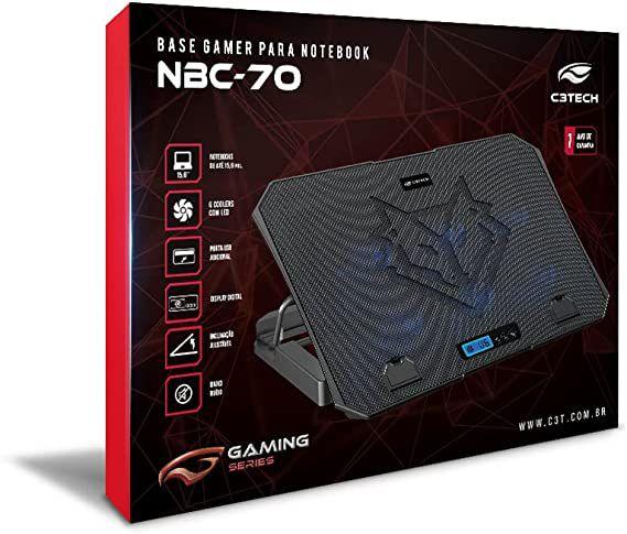 Base p/notebook 15,6 gamer nbc-70bk c3tech - Suporte para Notebook ...