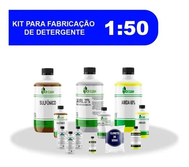 Base Para Detergente Concentrado Kit + Espessante Faz 50l - Alquimia ...