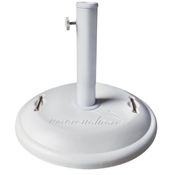 Base Para Guarda-Sol Ombrelone Redonda Concreto Branco 22Kg 003688 ...