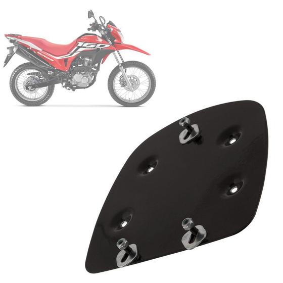 Base Para Suporte De Bau Nxr Bros 150 - 160 / Xre 190 - 300 Chapa Aço ...