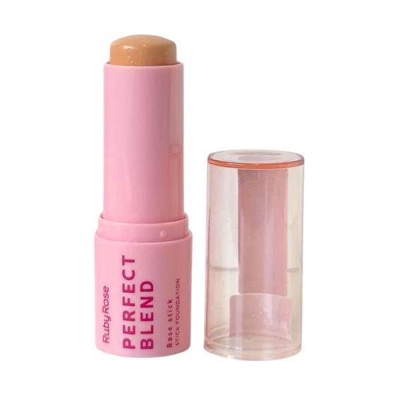 Base Stick Ruby Rose Perfect Blend Em Bastão Cremosa Acabamento Natural ...