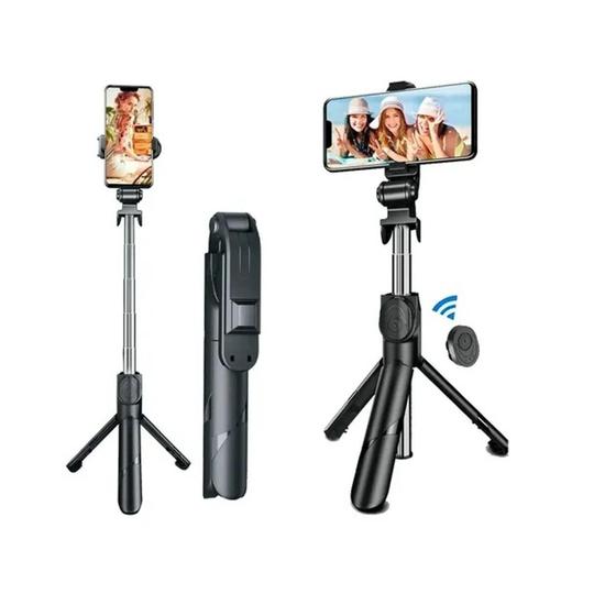 Bastão Pau De Selfie Prime Retrátil Tripé Mesa Controle Bluetooth Sem ...