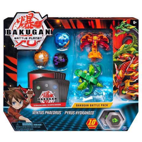 Batalha Bakugan Ventus Phaedrus & Pyrus Hydranoid Sunny - Bakugan ...