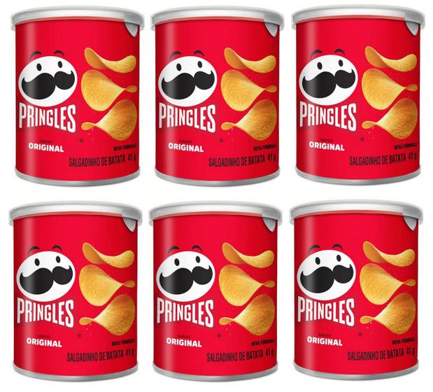 Batata Pringles Original - 6 Unidades X 41G (246G) - Legumes - Magazine ...