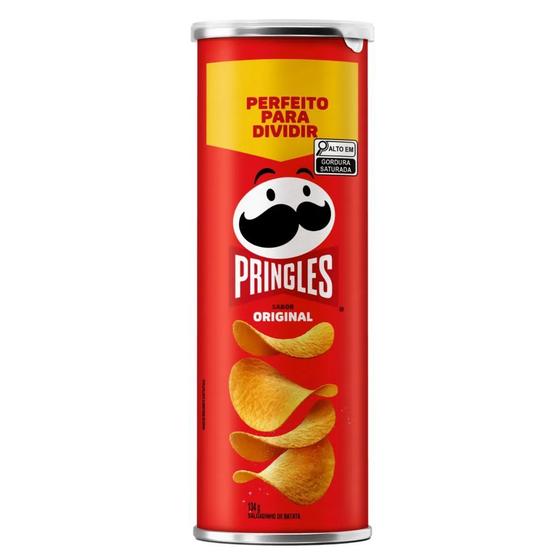 Batata Pringles Sabor Original Tubo 134g - Pringles - Magazine Luiza