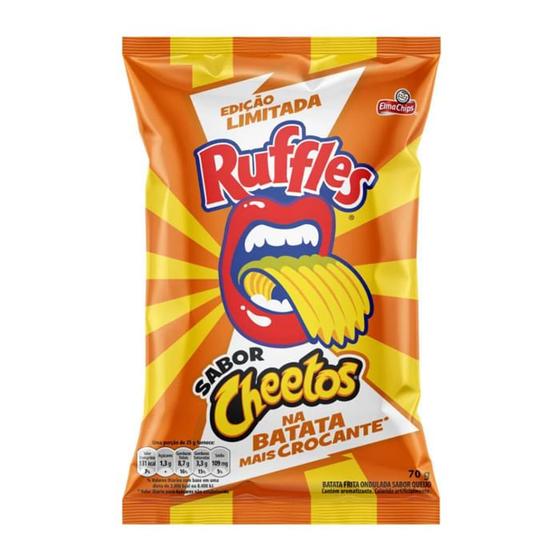 Batata Ruffles Edição Limitada Sabor Cheetos Queijo 70g - Elma Chips ...