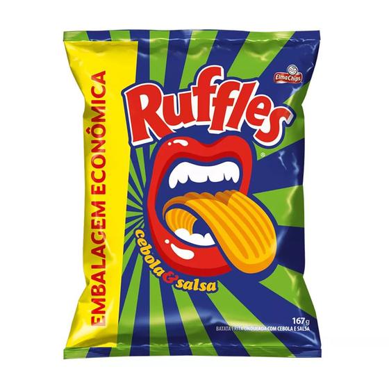 Batata Ruffles Elma Chips Sabor Cebola e Salsa 167g - Ruffles ...