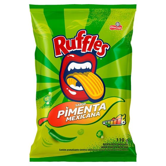 Batata Ruffles Elma Chips Sabor Pimenta Mexicana 110g - Ruffles ...