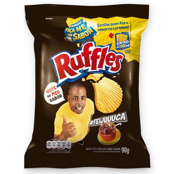 Batata Ruffles Feijoada 90g - Elma Chips - Ruffles - Magazine Luiza