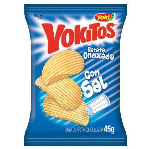 Batata Yokitos Ondulada Pacote 45G - Salgadinhos e Aperitivos ...